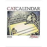 Wall Calendar 2026, B. Kliban: Cat Calendar Art, 12 Months, Large Grid ...