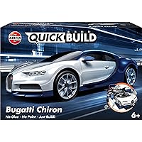 Amazon.com: Airfix Quickbuild Bugatti Chiron Brick Building Plastic ...