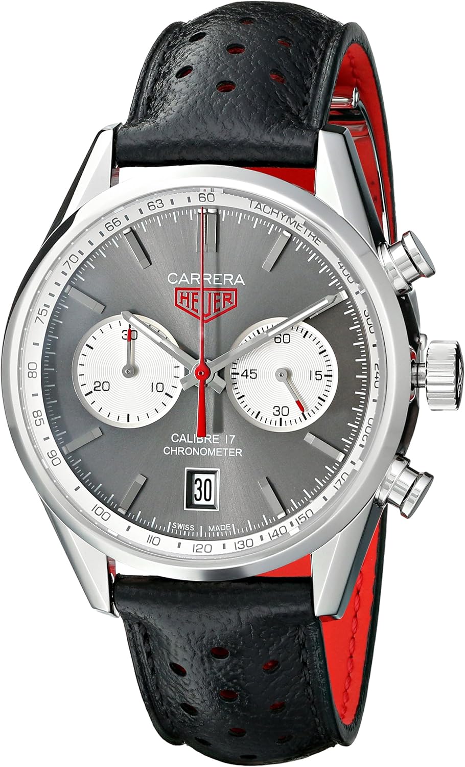 TAG Heuer Men's THCV5110FC6310 Carrera Analog Display Swiss Automatic ...