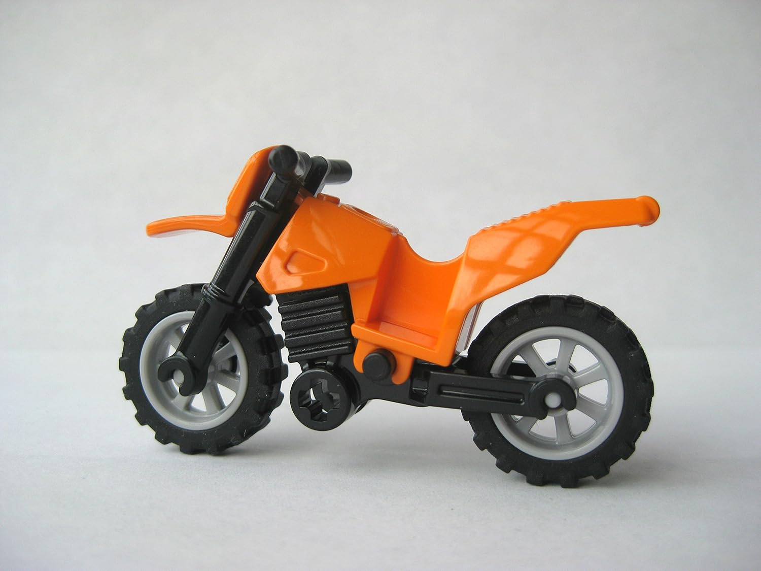 Building Toys RED Lego MOTORCYCLE Dirt Bike for Minifigures to Ride ...