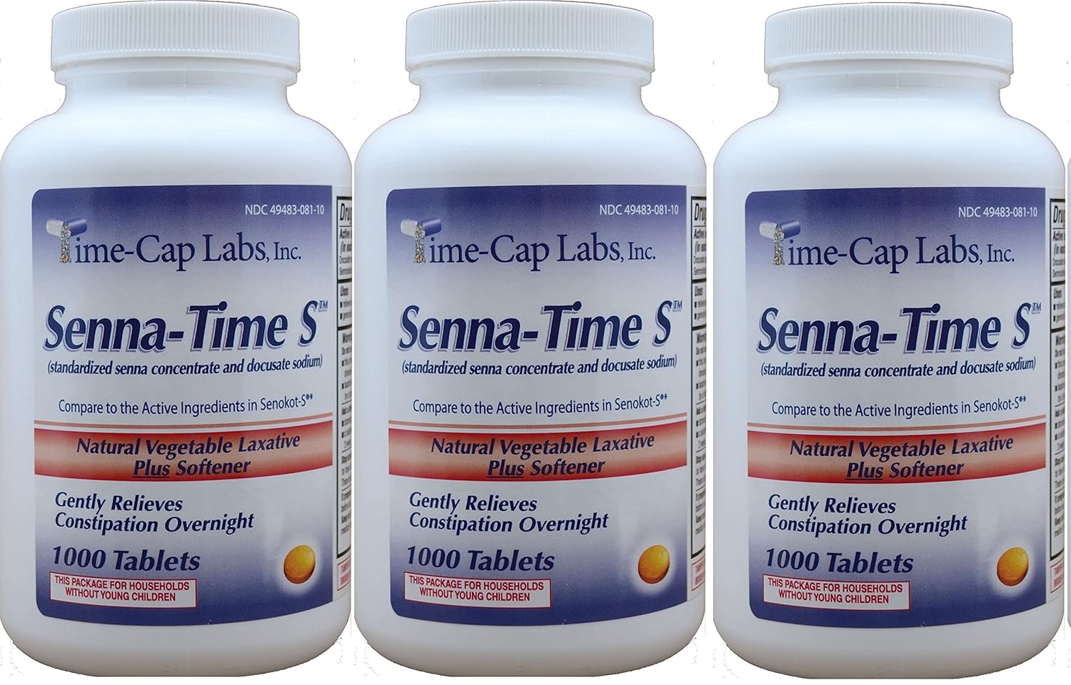 Amazon.com: Senna-Time S Generic for Senokot S Natural Vegetable ...