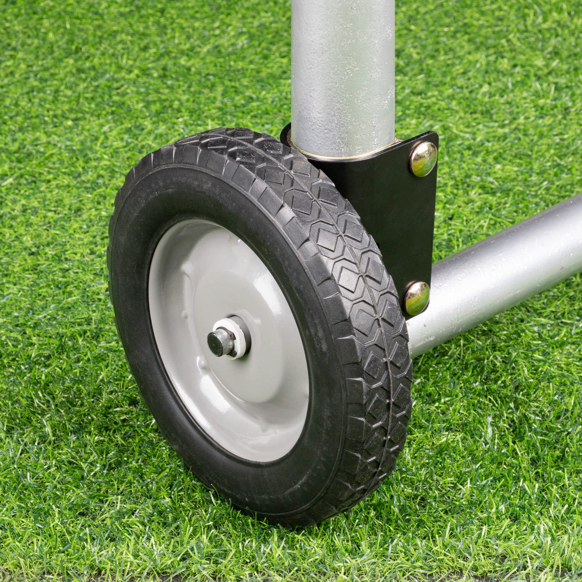 SANKINS Gate Wheel 8" Rubber Gate Caster Heavy Duty Gate Helper Support ...