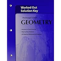 Amazon.com: Mcdougal Littell Geometry: Worked out Solution Key ...