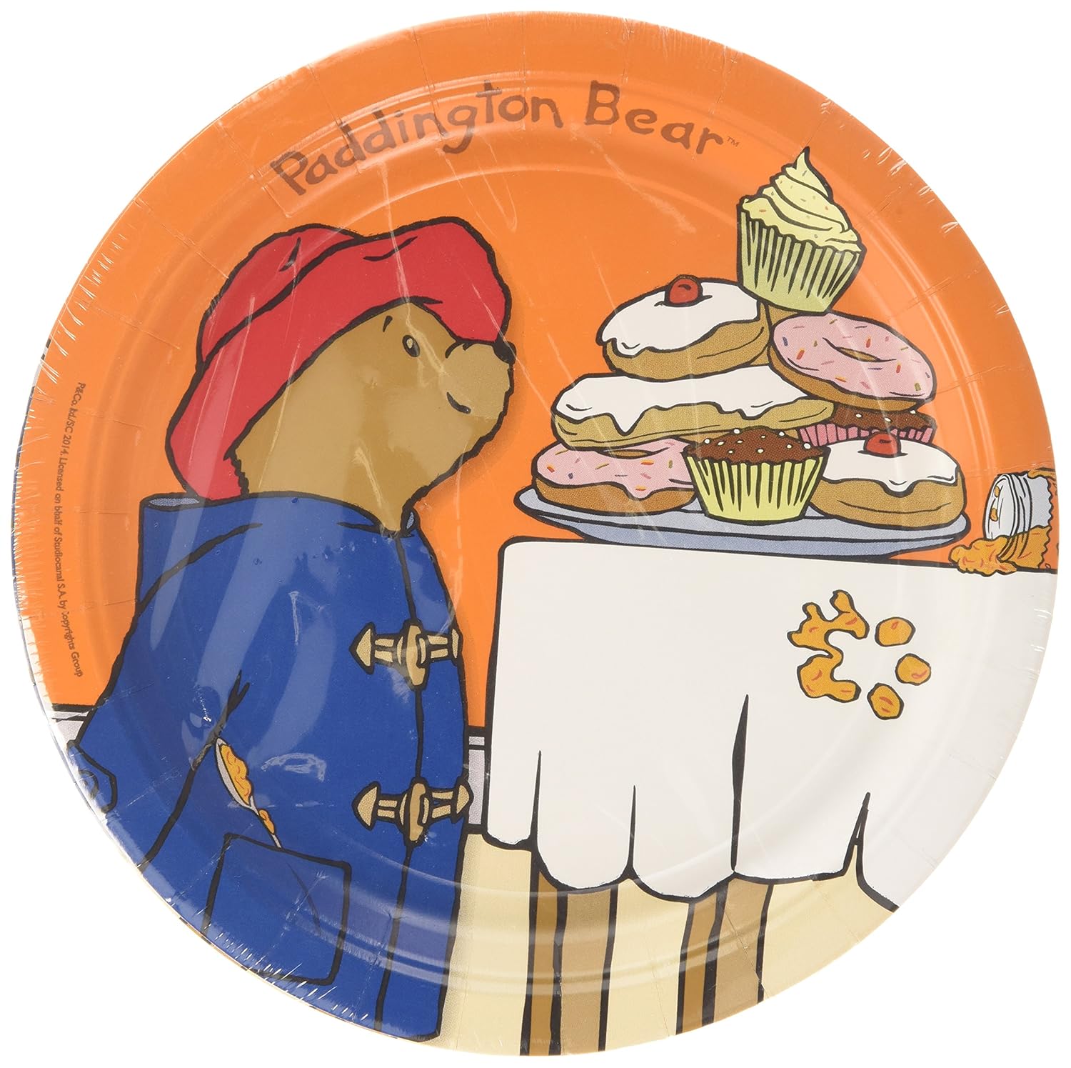Amscan International 23 cm Paddington Bear Paper Plates: Amazon.co.uk ...