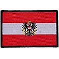 Amazon.com: Austrian Flag Patch - 3x2 inch. Embroidered Iron on Patch