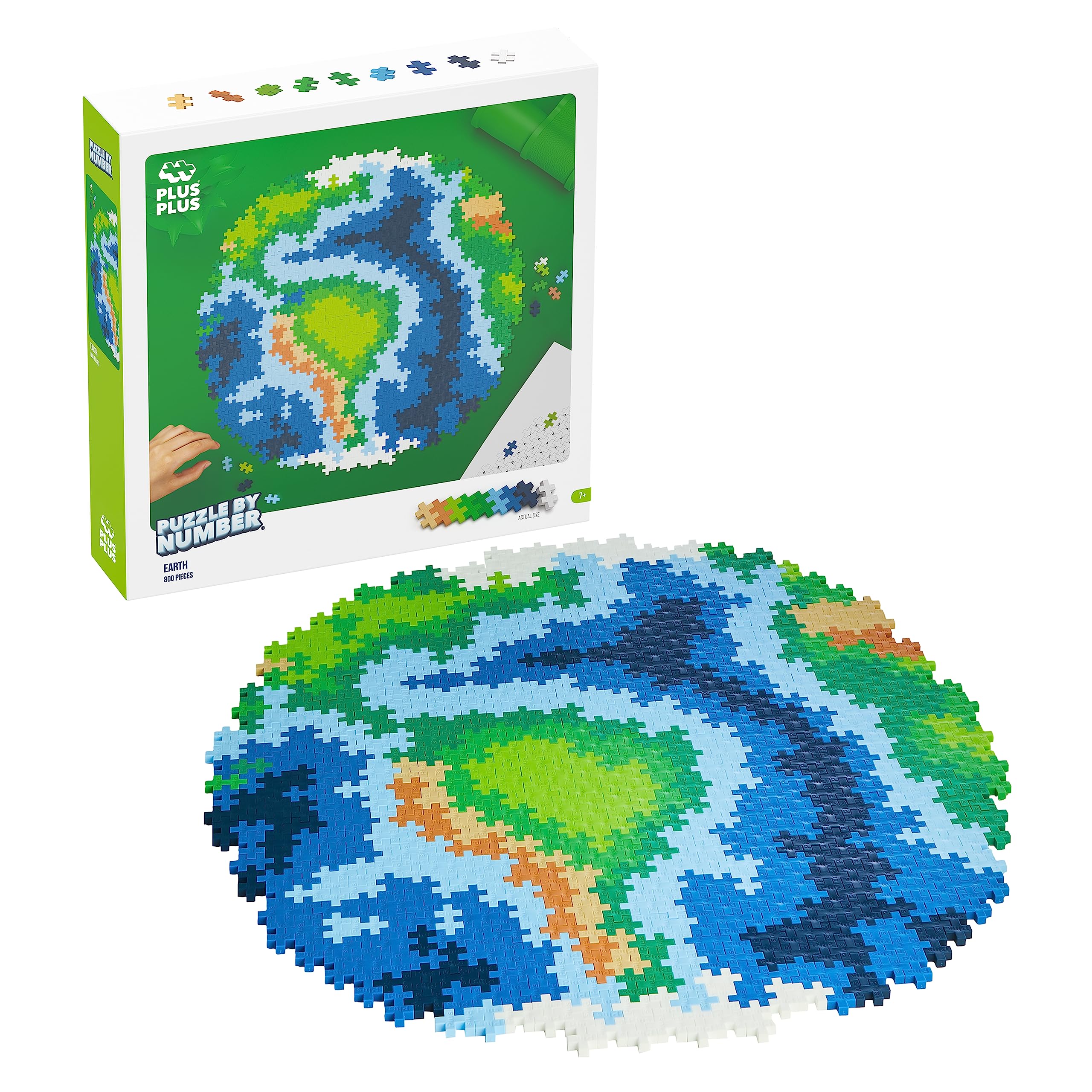 Mua PLUS PLUS Puzzle by Number, 800 Piece Mini Interlocking Hashtag ...