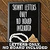 Skinny Felt Board Letters Only Set NO BOARD INCLUDED, Rae Dunn Inspired ...