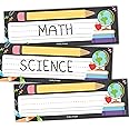 Amazon.com: Desk Name Tags for Classroom -25 Student Name Plates for ...