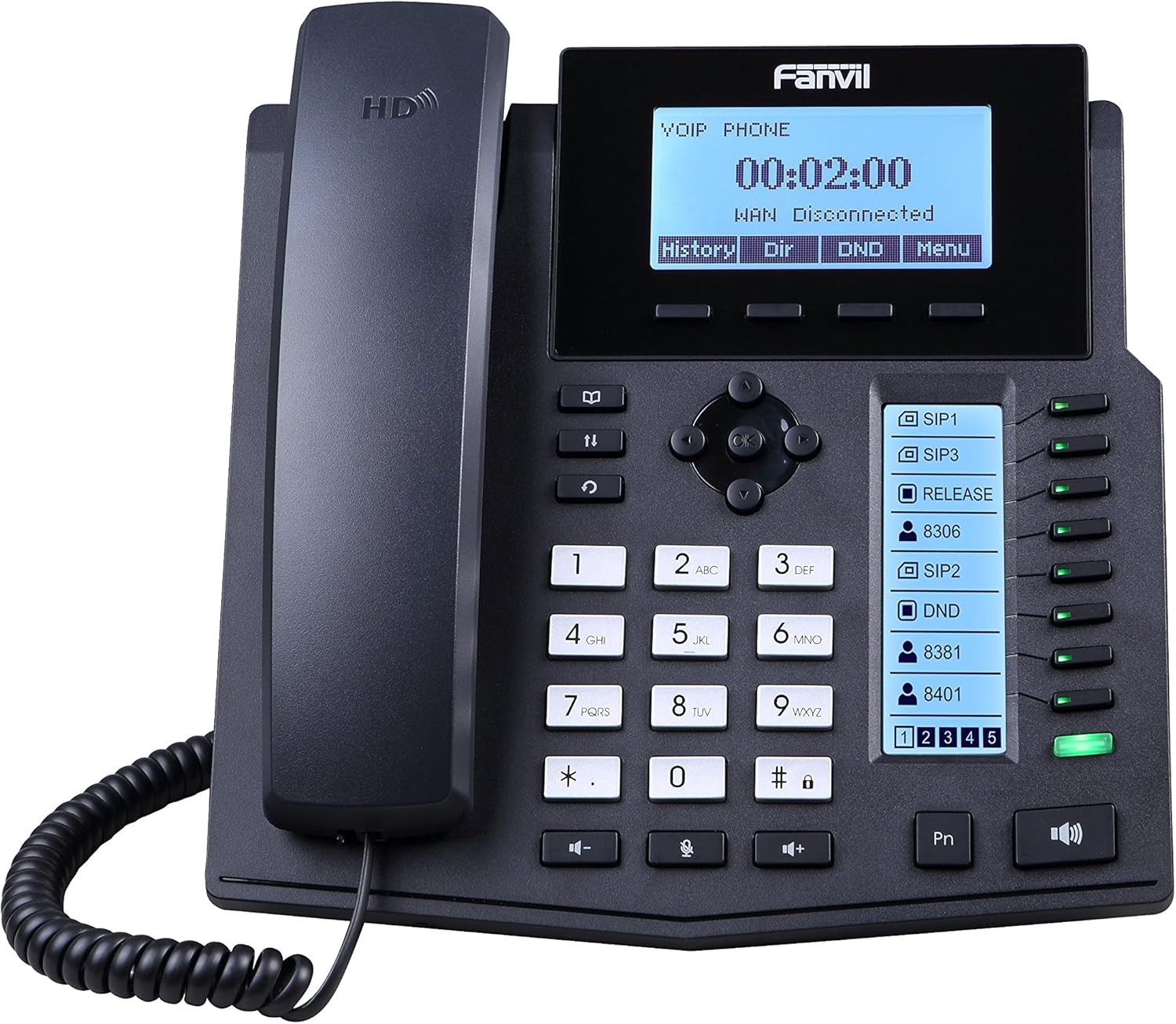Fanvil SIP-Phone X5G High-end Enterprise PoE Gigabit: Amazon.de: Elektronik