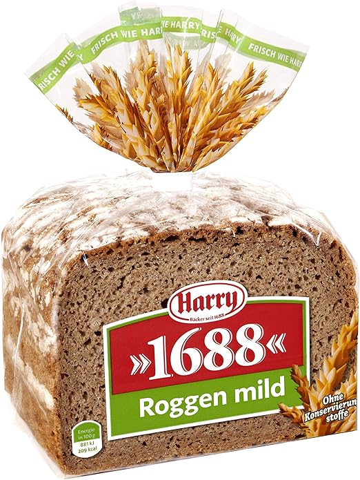 Harry 1688 Roggen mild - Rye bread: Amazon.co.uk: Grocery