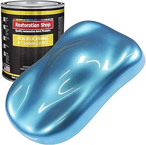 Amazon.com: Restoration Shop - Electric Blue Metallic Acrylic Enamel ...