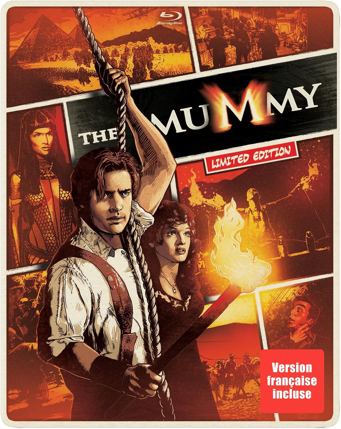 The Mummy 1999 SteelBook Edition Blu-ray + DVD + Digital Copy ...