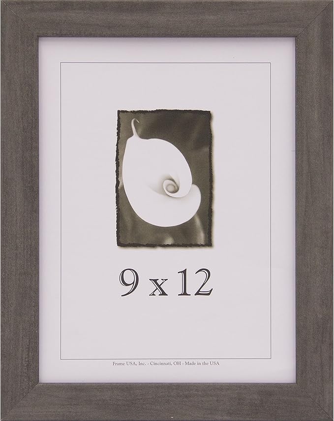 Amazon Grey Narrow Picture Frame 9x12 Rectangle MDF Amazon Grey Narrow Picture Frame 9x12 Rectangle MDF