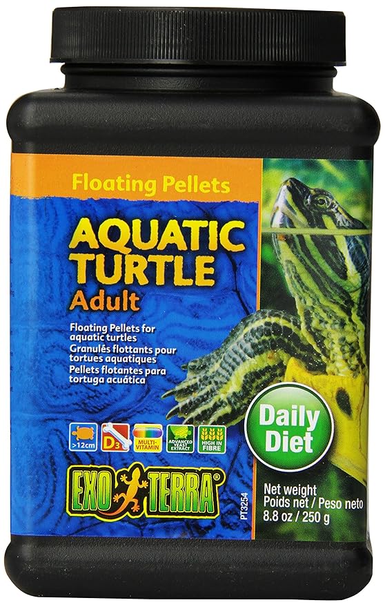 Exo Terra Floating Pellets Adult/Aquatic Turtle Food, 250 g: Exo Terra ...