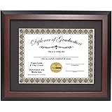 Amazon.com - Certificate Frame - Premium Glossy Prestige with Gold Accents University Diploma ...