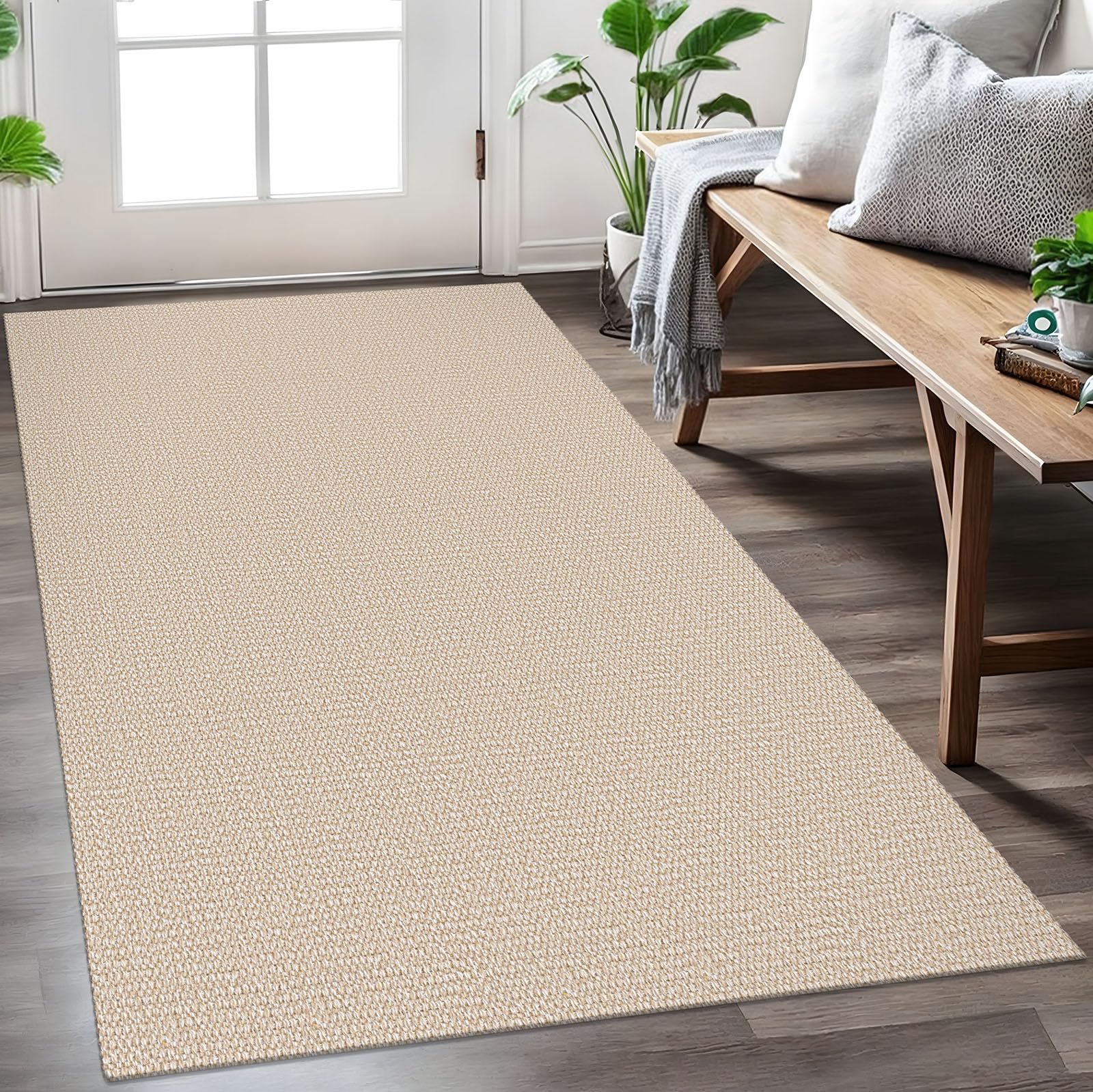 EARTHALL Washable Area Rug 3x5 Ft Non Slip Rugs for Entryway Braided ...