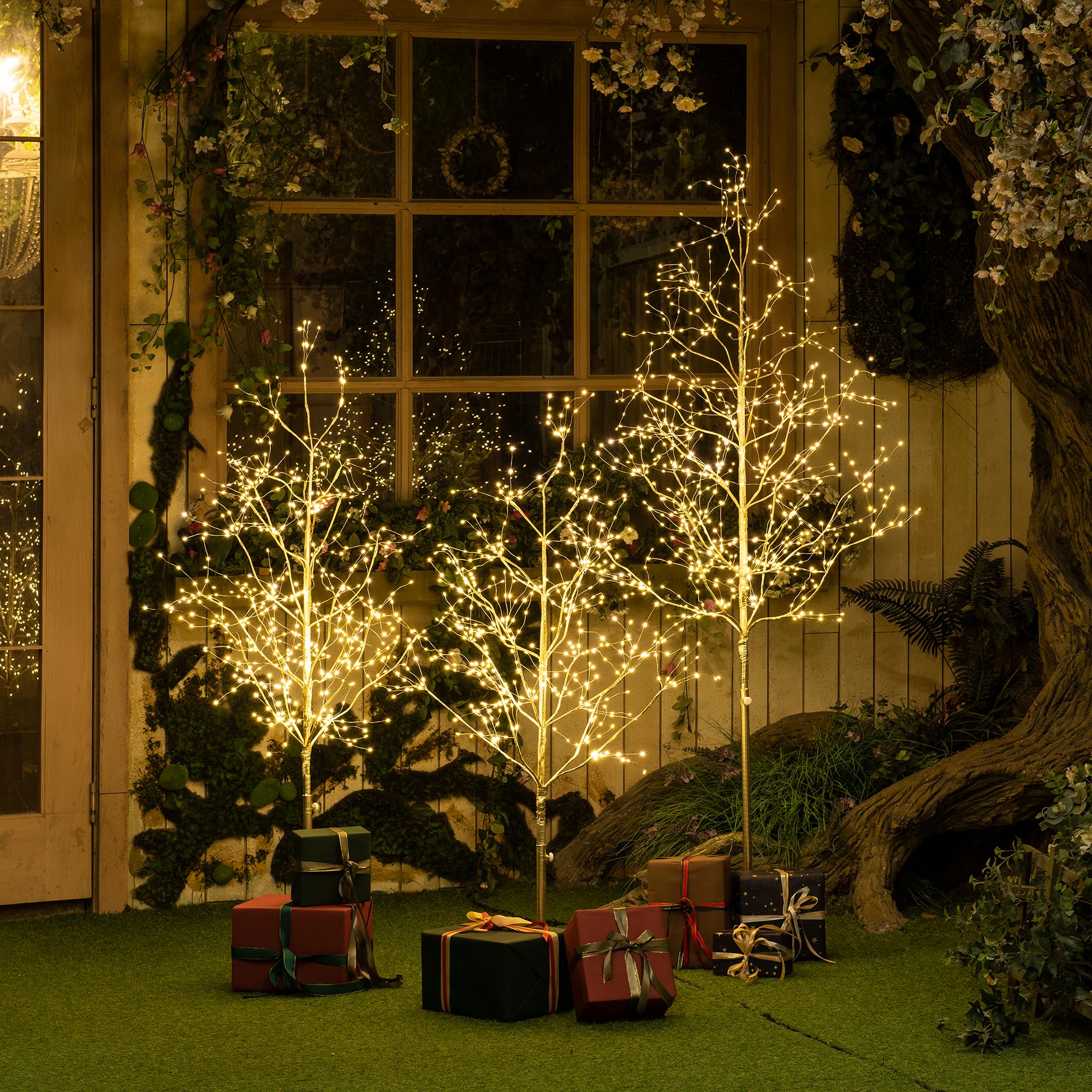 LIGHTSHARE Christmas Tree Combo Kit - Starlit Tree Collection with ...