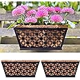 Amazon.com : LaLaGreen Window Box Planter for Outdoor Plants (2 Pack ...