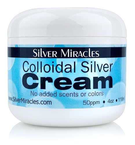 Colloidal Silver Cream - 4oz: Amazon.co.uk: Beauty