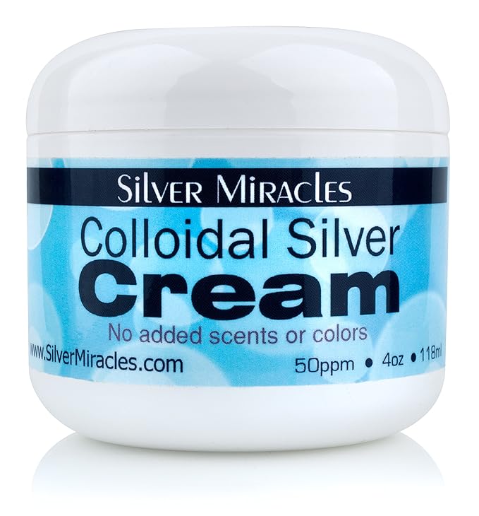 Colloidal Silver Cream - 4oz: Amazon.co.uk: Beauty