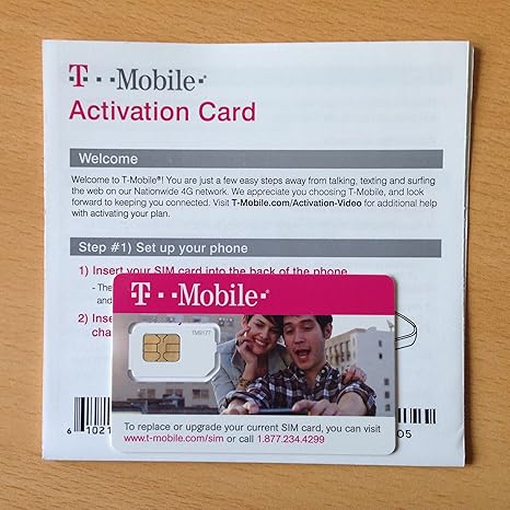 T-Mobile USA Prepaid SIM card with $10 Credit: Amazon.co.uk: Electronics