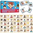 Amazon.com: Feelings & Emotions Puzzle Cards, 50PCS Puzzles with ...