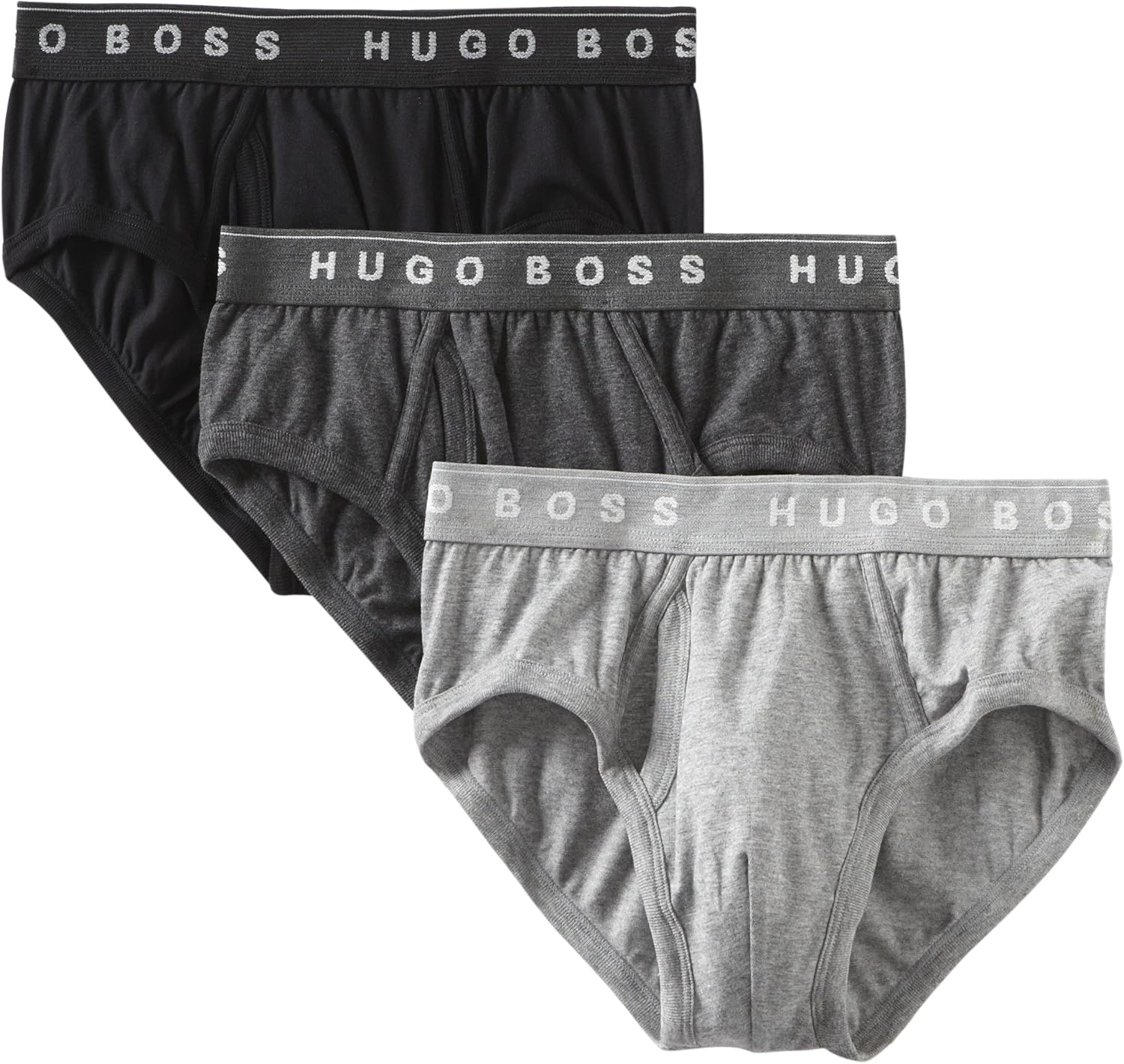 BOSS HUGO BOSS Men's Cotton 3 Pack Traditional Brief at Amazon Men’s ...