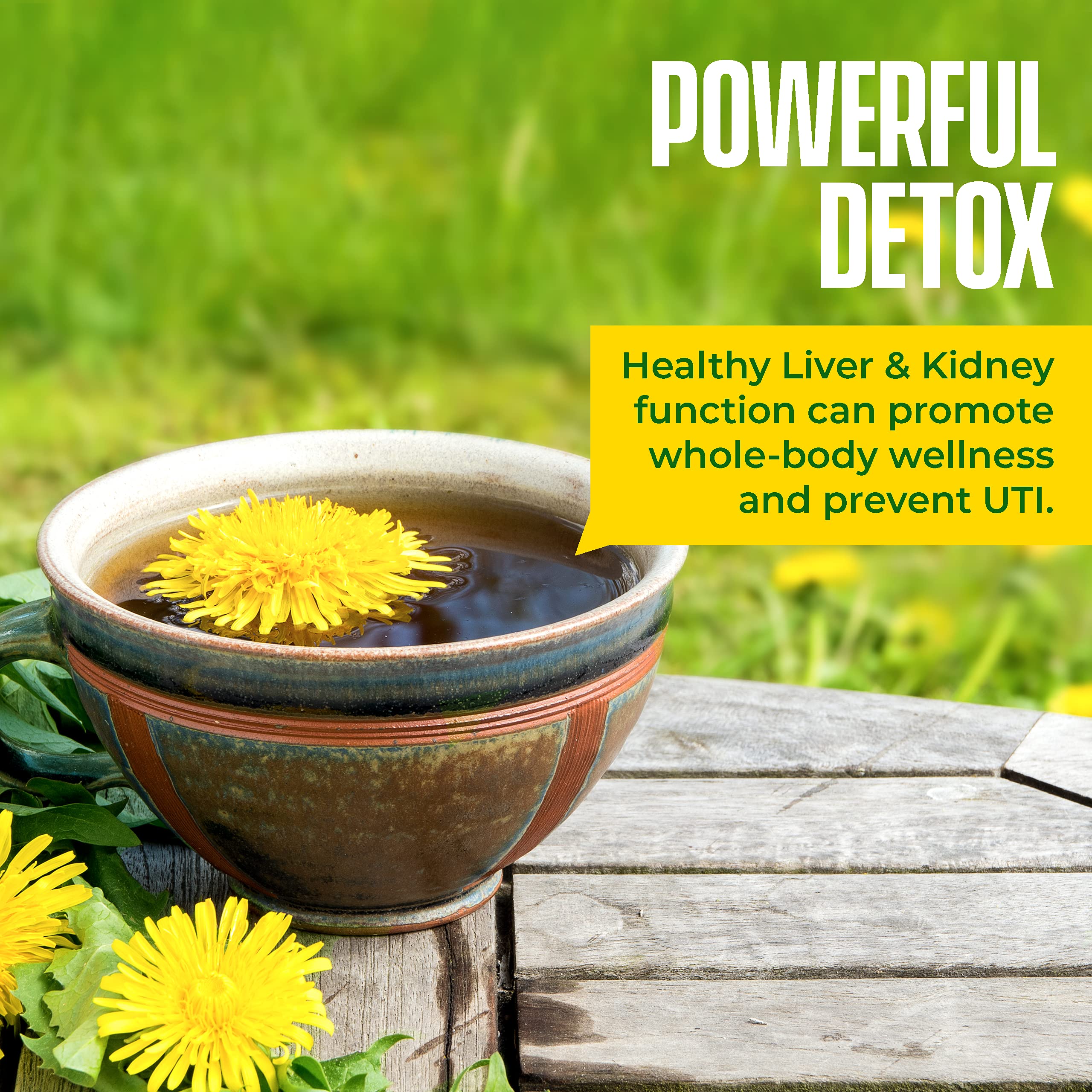 Dandelion Root Tea Detox Tea - Raw Organic Vitamin Rich Digestive ...