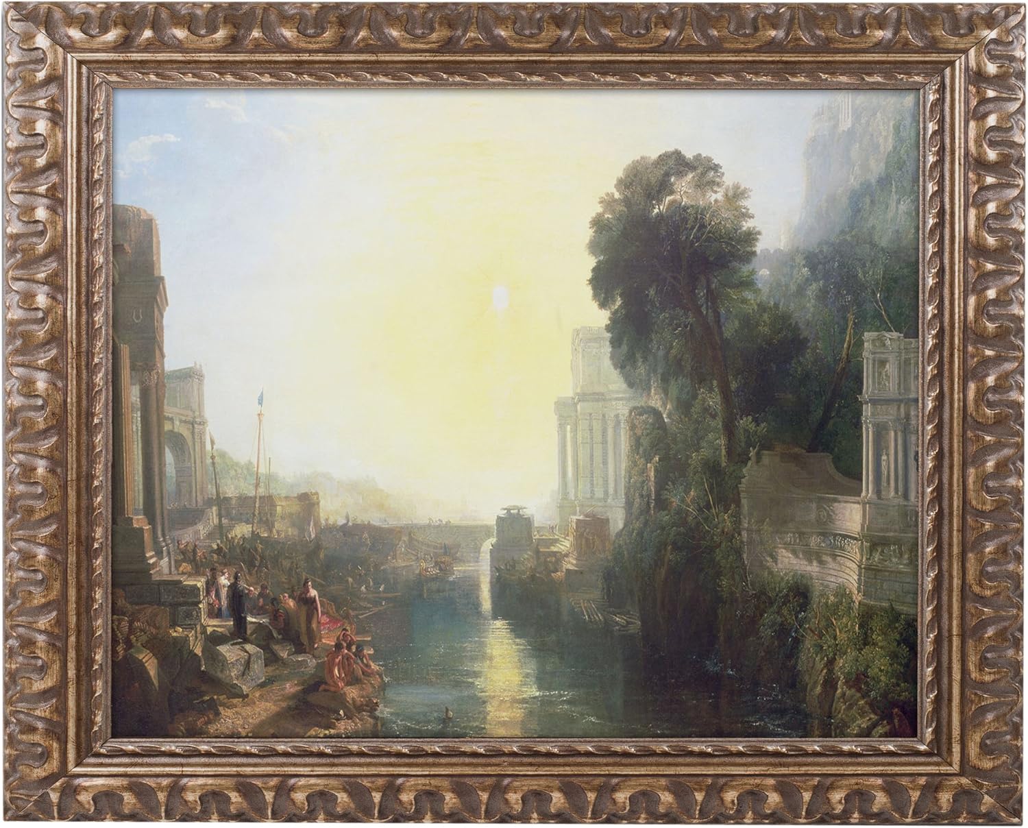 Amazon.com: Dido Building Carthage Canvas Artwork by Joseph Turner, 11 ...