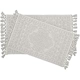 Amazon.com: French Connection 2 Piece Bath Rug Set, 17"x24"/20"x34 ...