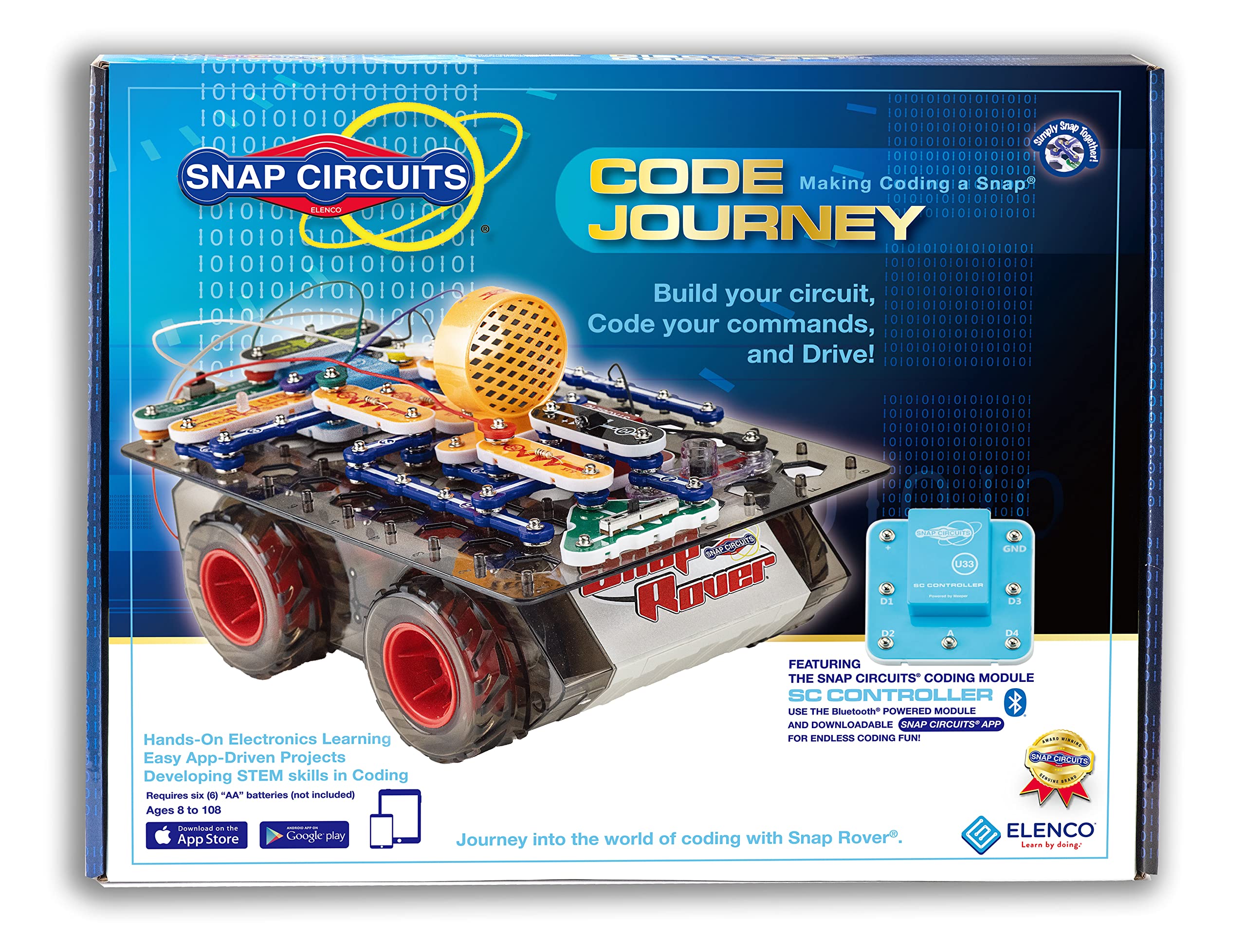 Snap Circuits Code Journey, Build Your Circuit, Code Your Commands, and ...