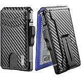 Amazon.com: umoven Wallet for Men - with Money Clip Slim Leather Slots ...