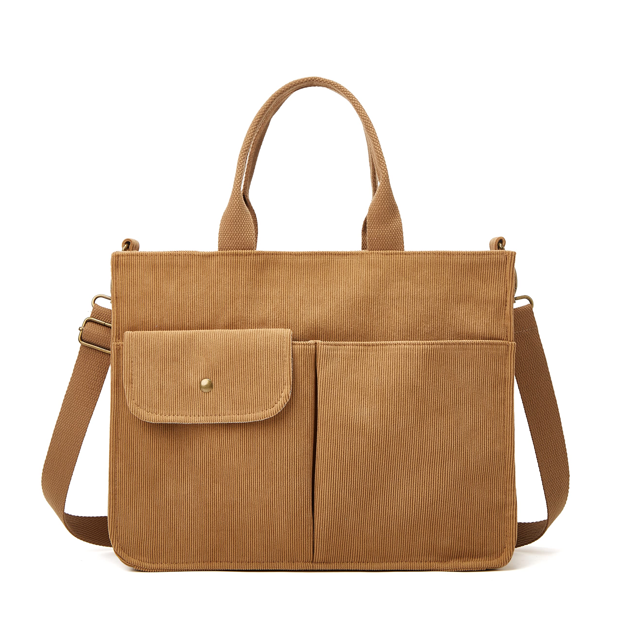 Tote Bag for Women Corduroy Shoulder Bag Handbag Casual Tote Purse Corduroy Large Capacity Tote ...