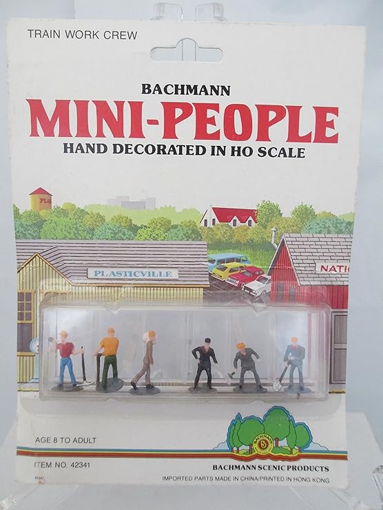 Amazon.com: Bachmann Trains - FIGURES - TRAIN WORK CREW - HO Scale ...