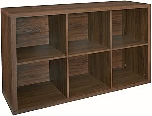Amazon.com: ClosetMaid 6109 Decorative 6-Cube Storage Organizer, Dark ...