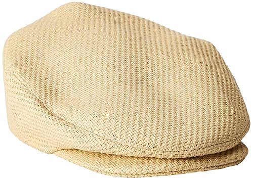 Henschel Men's Soft Straw Weave Ivy Hat with Cotton Lining, Wheat ...