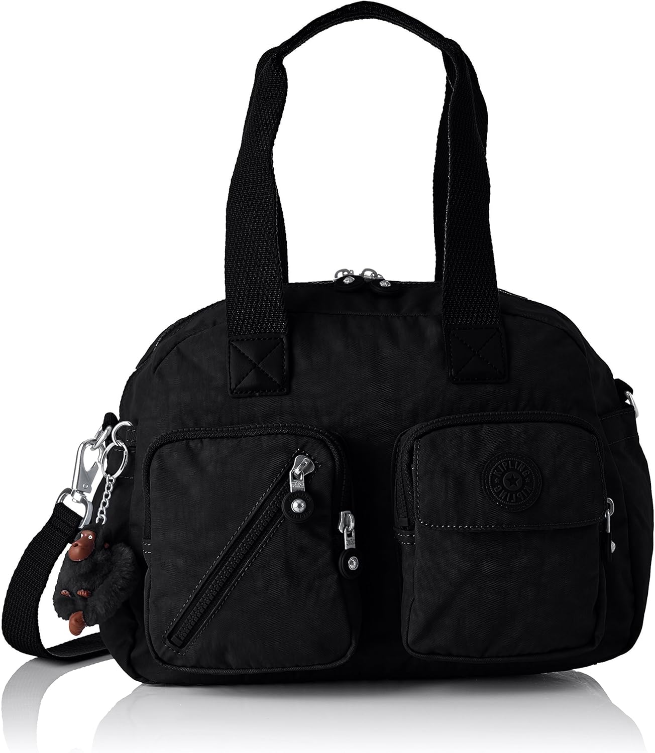 Kipling Defea Up, Sacs Bandoulière Femme, Noir (True Black), 19x33x24,5 cm (BxHxT): Amazon.fr ...