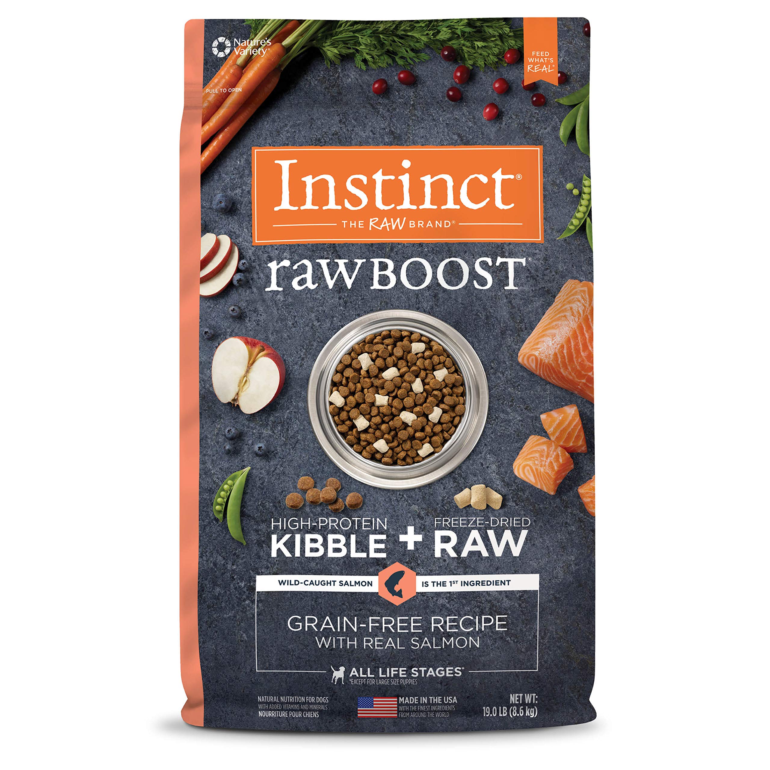 Instinct Raw Boost, Natural Dry Dog Food with Freeze Dried Pieces, High ...