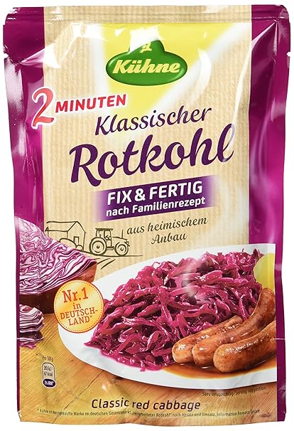 Kühne Klassischer Rotkohl im Beutel, Fix & Fertig nach Familienrezept ...