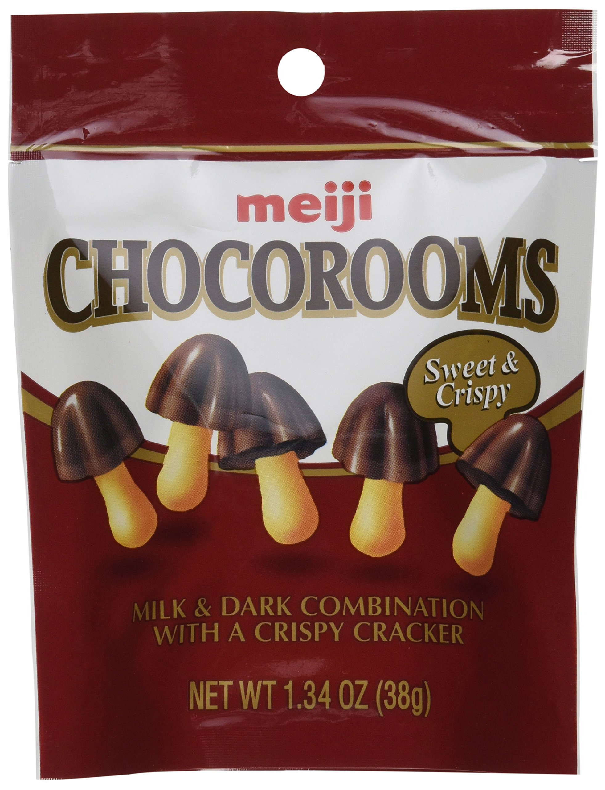 Amazon.com: Meiji Chocorooms Strawberry Crispy Cracker (Pack of 12) 1. ...