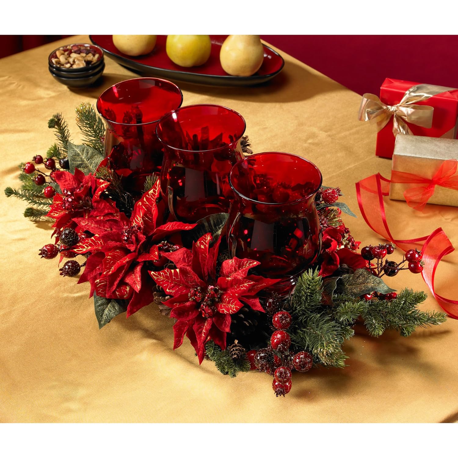Christmas Table Centerpieces With Candles WebNuggetz WebNuggetz