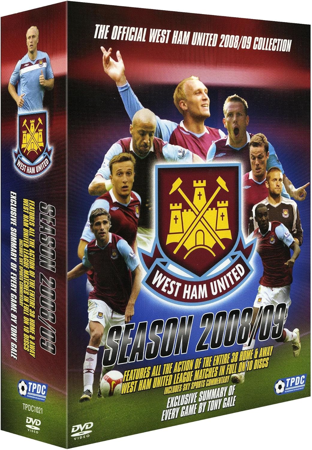 West Ham 2008/2009 - 38 Premier League Full Match Box Set DVD: Amazon ...