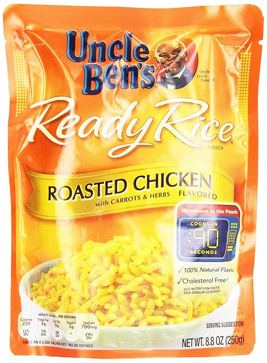 Amazon.com : Uncle Ben's Ready Rice, Roasted Chicken, 8.8 oz : Grocery ...