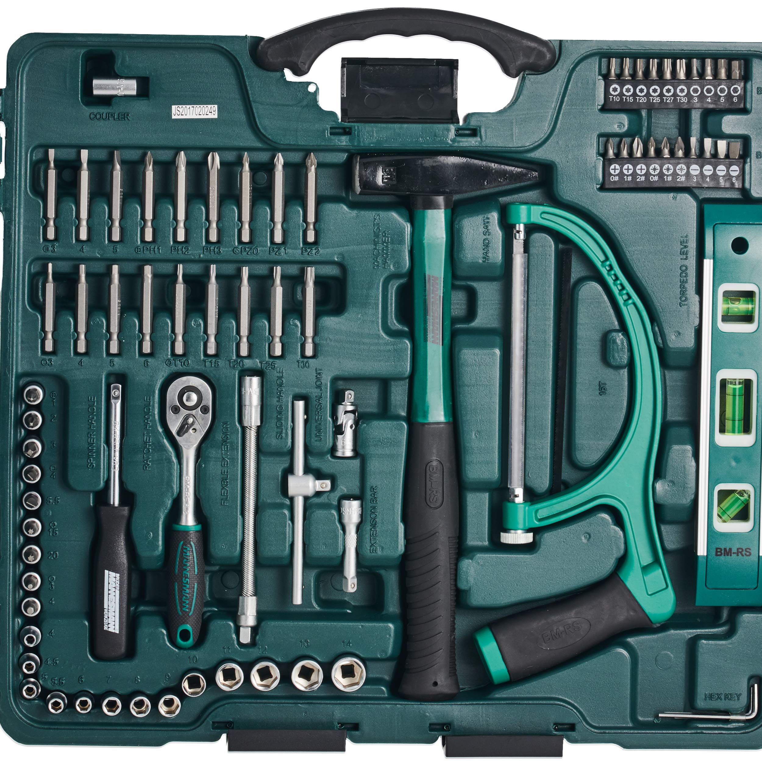 Mannesmann Universal Tool Set (89 Pieces) by Brder Mannesmann ...