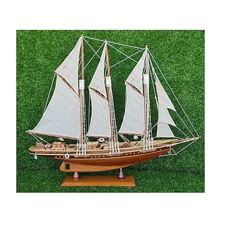 Mua Atlantic Yacht Wooden Model Ship 24" Pond Yacht Sailboat American ...