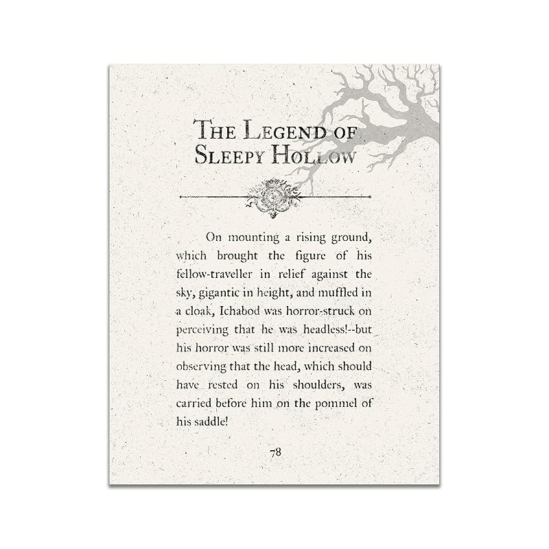Amazon.com: The Legend of Sleepy Hollow - Book Page - Unframed 11x14 ...