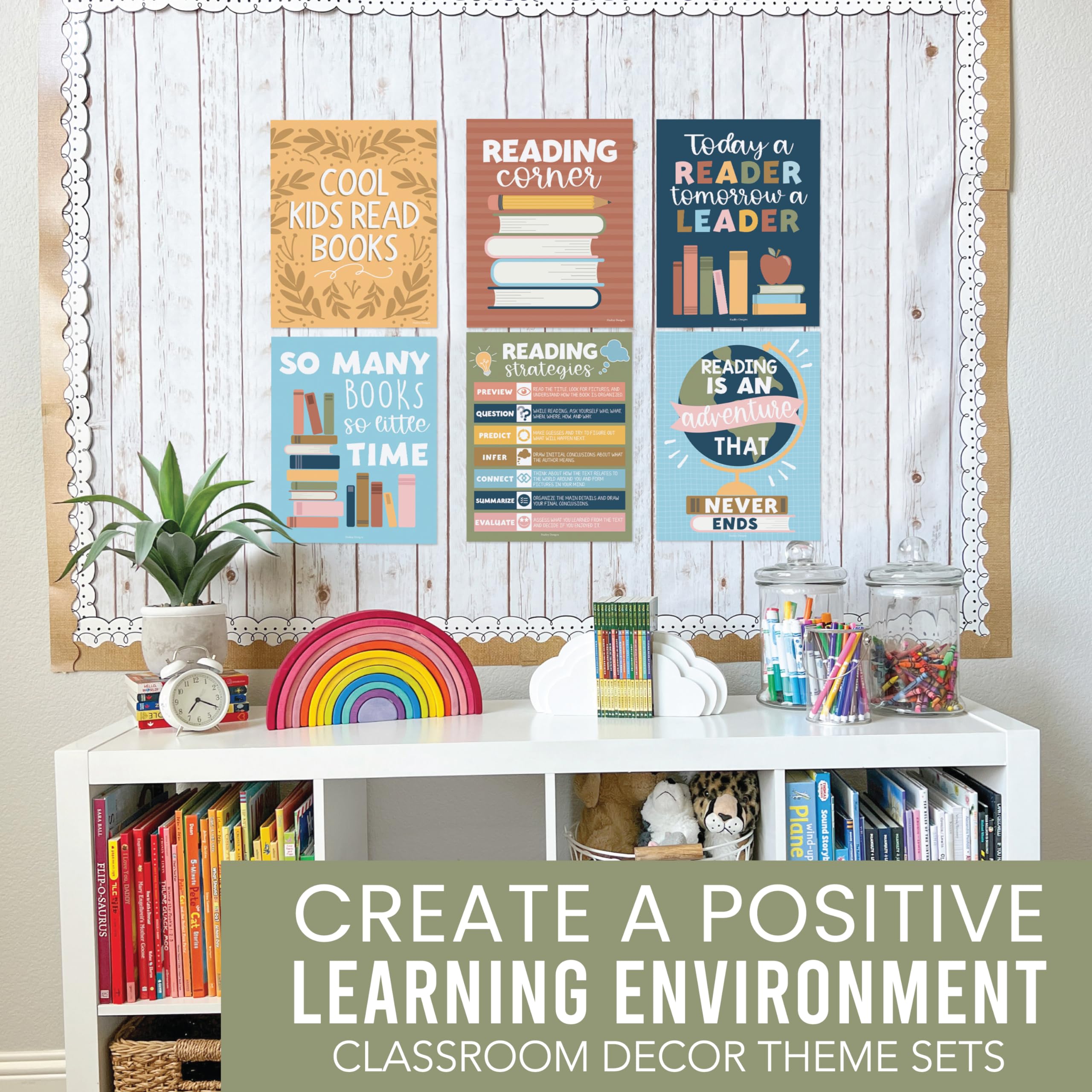 Mua Hadley Designs Motivational Reading Posters For Classroom ...