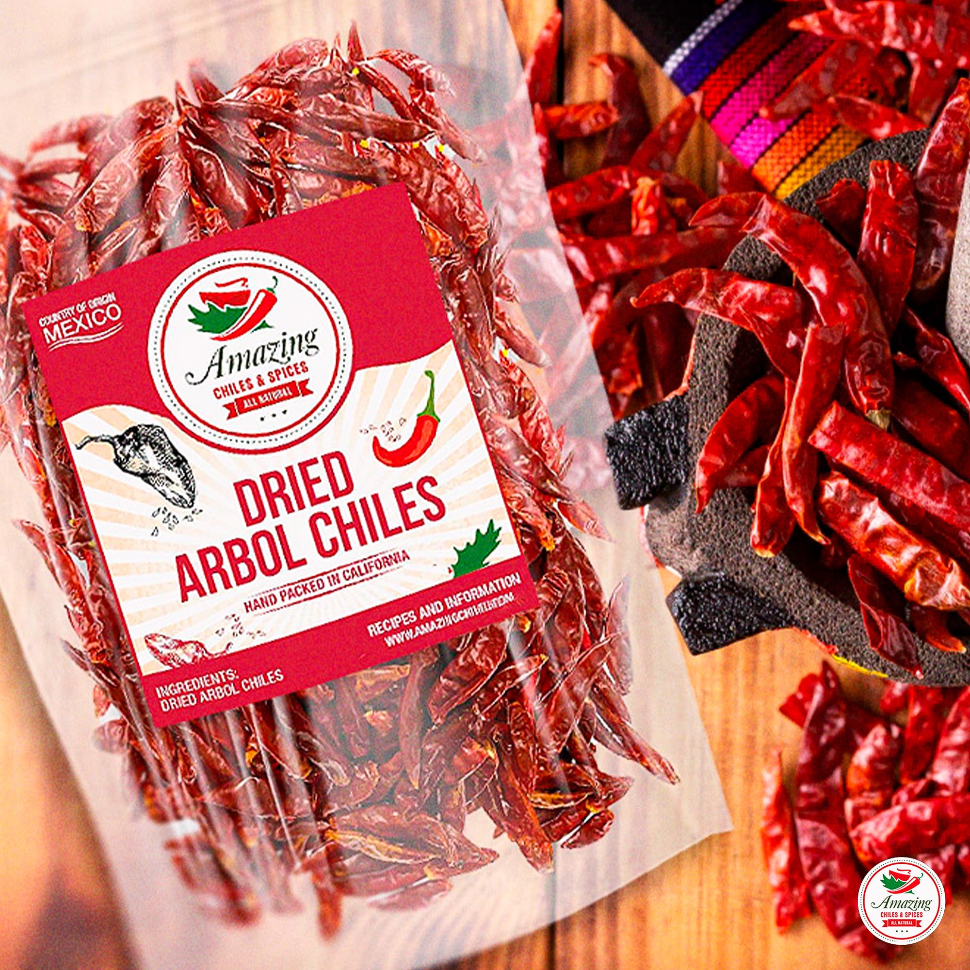 Mua Dried Peppers 6 Pack Bundle - Ancho, Guajillo, Pasilla, Arbol ...