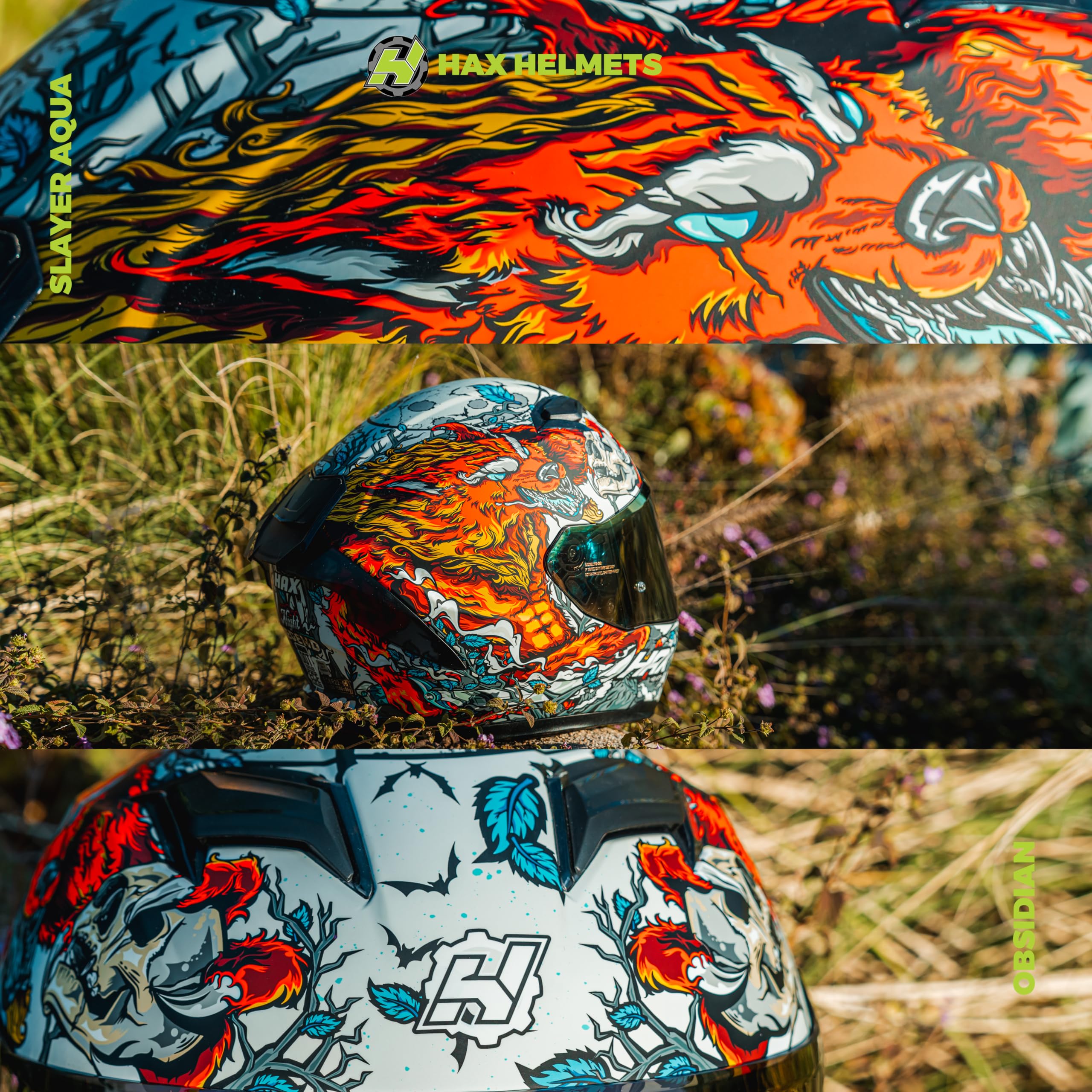 Mua HAX Force Aerodynamic Full Face Helmet for Street & E-Bikes DOT ...