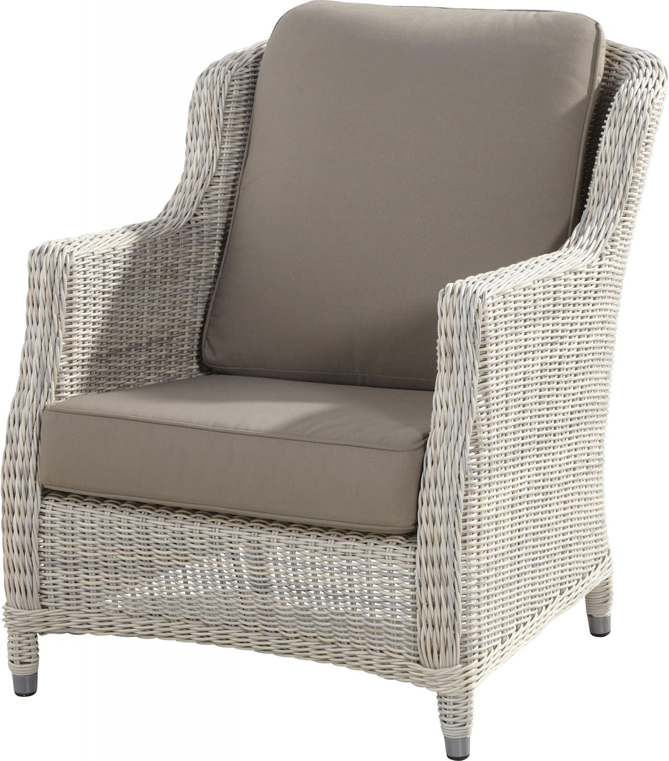 Amazon.de: 4Seasons Outdoor Brighton living Sessel Polyrattan Provance ...